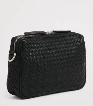 Officine Creative Woven Leather Pouch