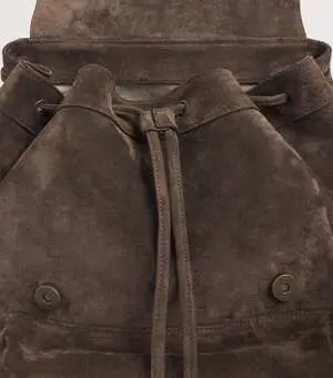 Officine Creative Suede Bostonian Backpack