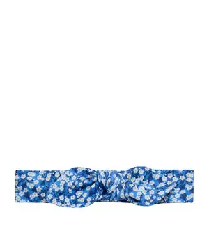 Trotters Stretch-cotton Floral Headband - Blue