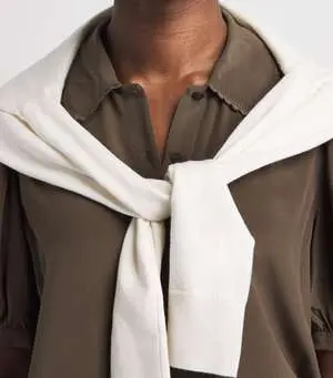 FRAME Silk The Prim Blouse
