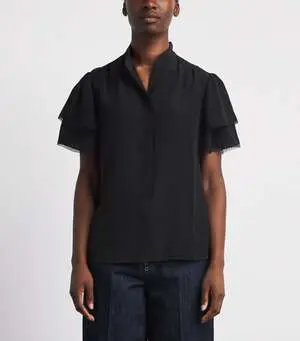 FRAME Silk The Arcadia Blouse