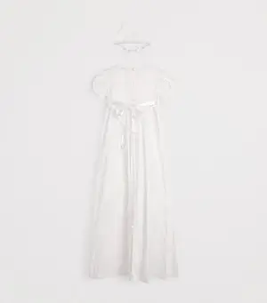 KISSY KISSY Pima Cotton Convertible Ceremonial Gown And Hat Set