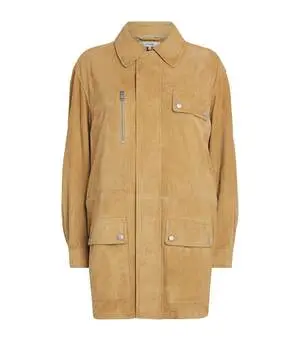FRAME Suede The Safari Jacket