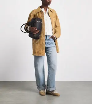 FRAME Suede The Safari Jacket