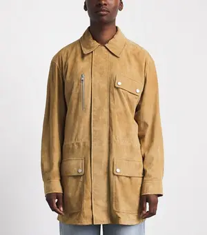 FRAME Suede The Safari Jacket