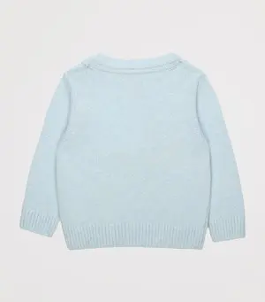 Trotters Wool-blend Steam Train Sweater