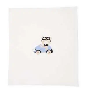 STORY LORIS Cotton Bear Blanket - Ivory