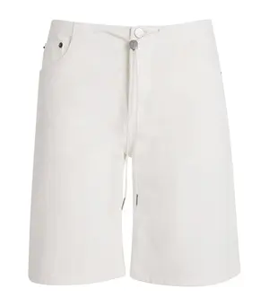 Still Here Cool Denim Shorts - Ivory