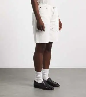 Still Here Cool Denim Shorts - Ivory