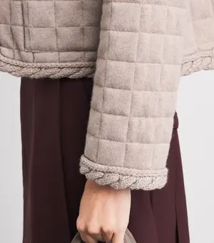 Fabiana Filippi Wool-silk-cashmere Quilted Jacket