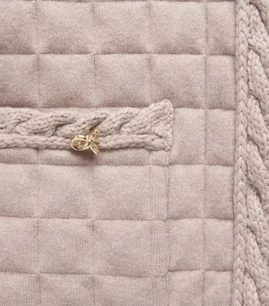 Fabiana Filippi Wool-silk-cashmere Quilted Jacket
