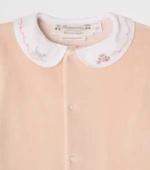 Bonpoint Velvet Collared All-in-one