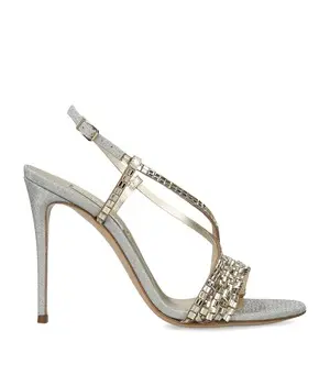 Casadei Embellished Julia Godyva Sandals - Gold