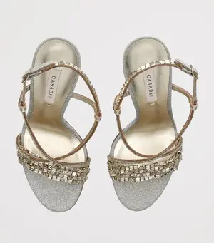 Casadei Embellished Julia Godyva Sandals 100