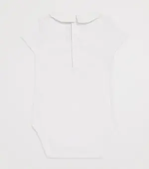 TARTINE ET CHOCOLAT Cotton Frilled-collar Bodysuit