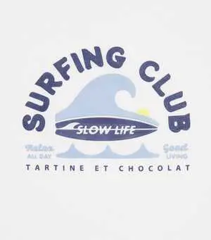 TARTINE ET CHOCOLAT Cotton Wave T-shirt