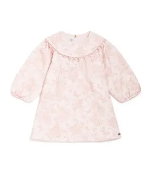 TARTINE ET CHOCOLAT Cotton Toile De Jouy Dress - Pink