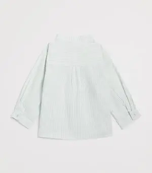 TARTINE ET CHOCOLAT Linen-cotton Stripe Shirt