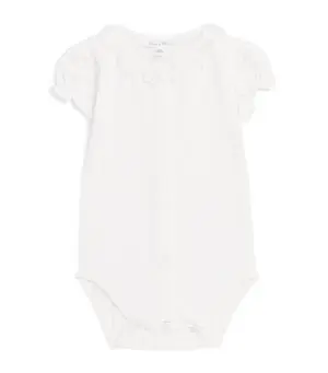 TARTINE ET CHOCOLAT Lace Collar Bodysuit
