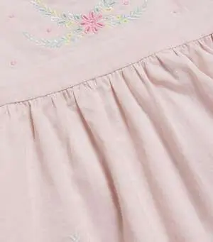 TARTINE ET CHOCOLAT Cotton Embroidered Dress