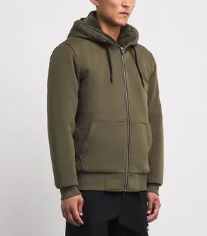 Moose Knuckles Padded Bunny Zip-up Hoodie