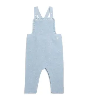 TARTINE ET CHOCOLAT Cotton Knitted Dungarees - Pink