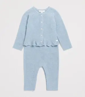 TARTINE ET CHOCOLAT Cotton Knitted Dungarees