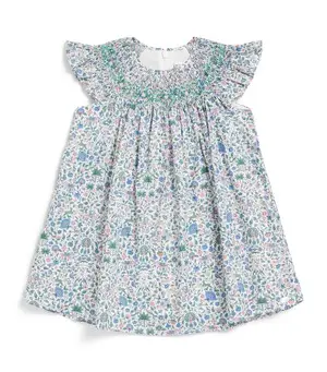 TARTINE ET CHOCOLAT Cotton Liberty Floral Print Dress - White