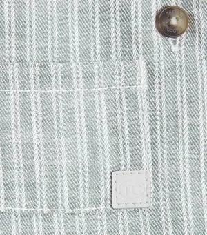 TARTINE ET CHOCOLAT Cotton Stripe Dungarees