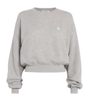 Eterne French Terry Cropped Sweatshirt