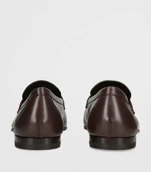 TOD'S Leather Mocassino Loafers