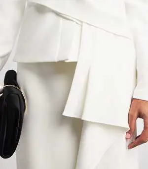Roland Mouret Off-the-shoulder Draped Jacket