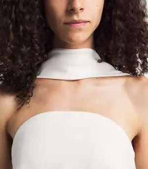 Roland Mouret Bustier Top With Scarf Detail