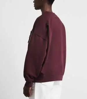 ANINE BING Oversized Letterman Sweatshirt