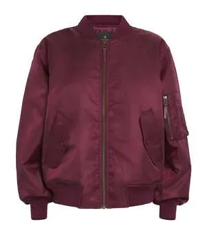 ANINE BING Cropped Leon Bomber Jacket