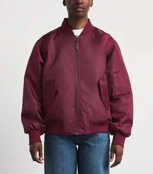 ANINE BING Cropped Leon Bomber Jacket