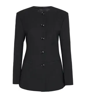 ANINE BING Collarless Huda Blazer