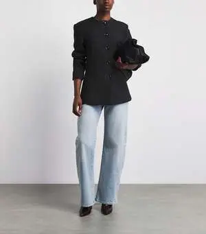 ANINE BING Collarless Huda Blazer