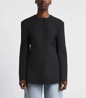 ANINE BING Collarless Huda Blazer