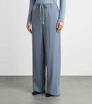 Agnona Drawstring Wide-leg Sweatpants