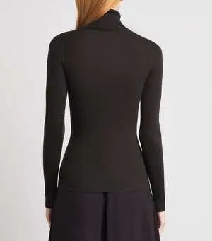 Agnona Wool-silk-cashmere Rollneck Sweater