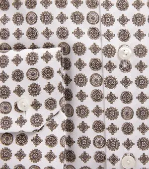 Eton Signature Twill Geometric Shirt