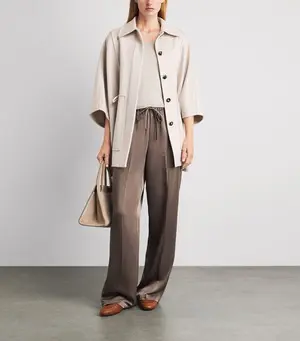 Agnona Wool-silk-cashmere Scoop-neck Sweater