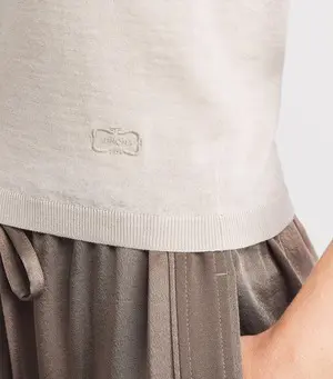 Agnona Wool-silk-cashmere Scoop-neck Sweater