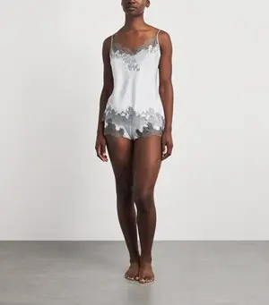 Carine Gilson Silk Cérès Lace Camisole