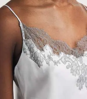 Carine Gilson Silk Cérès Lace Camisole