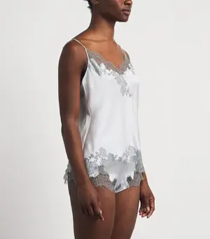 Carine Gilson Silk Cérès Lace Camisole