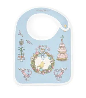 ATELIER CHOUX Organic Cotton Spring Bunny Bib