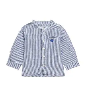 TARTINE ET CHOCOLAT Linen-cotton Stripe Shirt