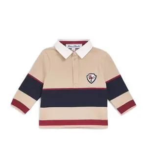 TARTINE ET CHOCOLAT Rugby Polo Sweater - Beige